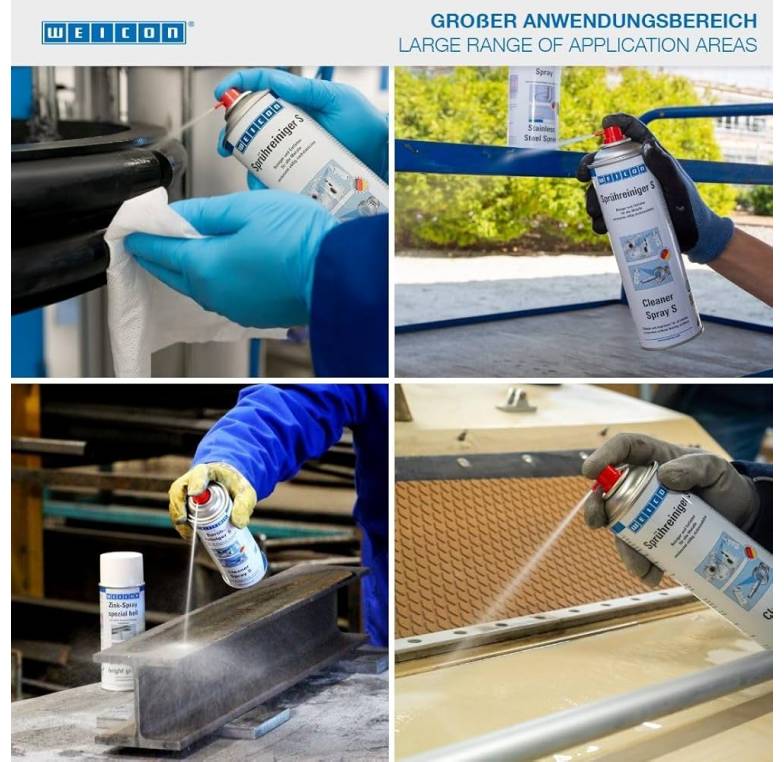 Weicon Cleaner Spray S 500ml – Professional Multi-Purpose Industrial ...
