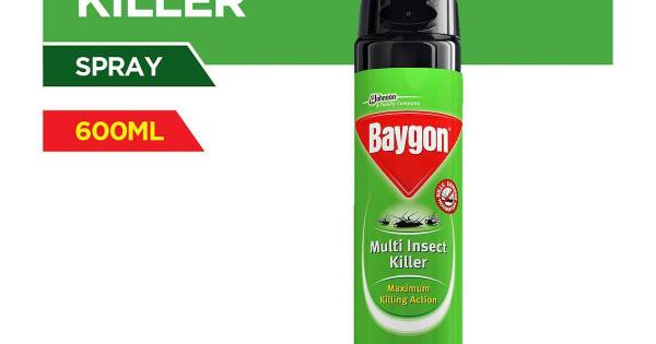 Baygon Multi Insect Killer 600ml – Fast-Acting Protection Against ...
