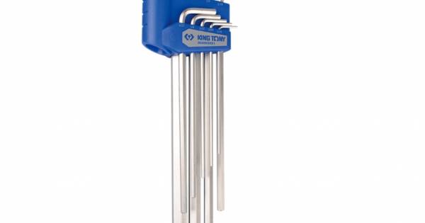KING TONY 20209SR02 9pc Imperial Hex Key Set (1/16" - 3/8") – Durable ...