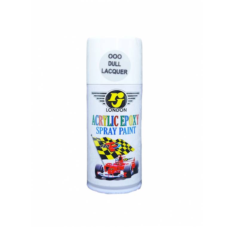 RJ LONDON Acrylic Epoxy Clear / Dull Lacquer Spray Paint (400cc)