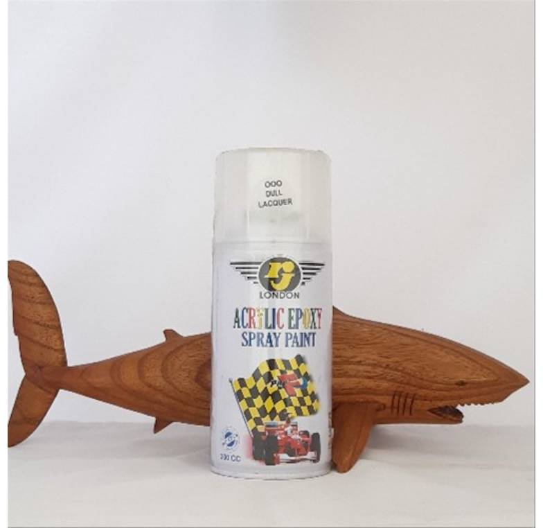 RJ LONDON Acrylic Epoxy Clear / Dull Lacquer Spray Paint (400cc)