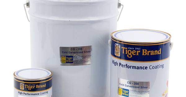 TIGER Cold Galvanising Paint Silver CG208 – Durable Corrosion Protection
